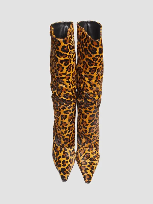 Schutz Rudy Printed Calf Hair Boots