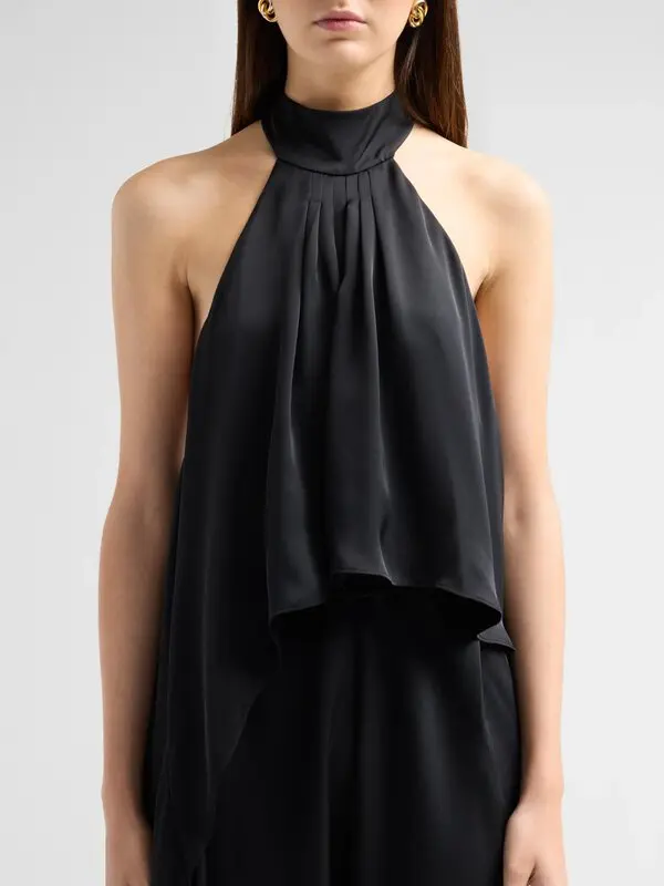 Ramy Brook Clarice Ruffled Halterneck Jumpsuit