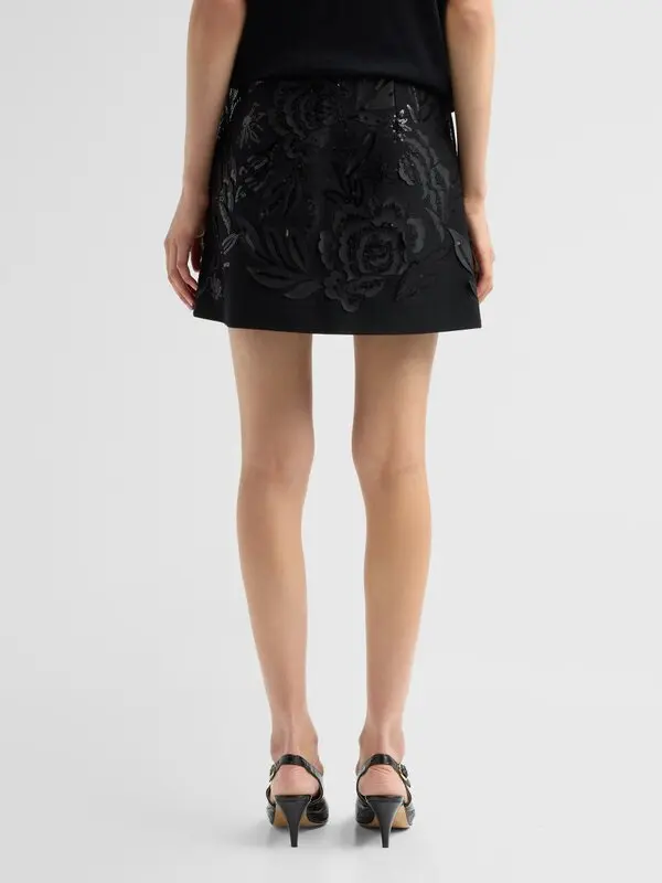Ramy Brook Mellie Embellished A-line Mini Skirt