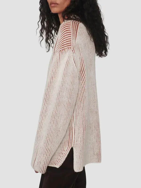 Varley Oona Rib-knit Sweater