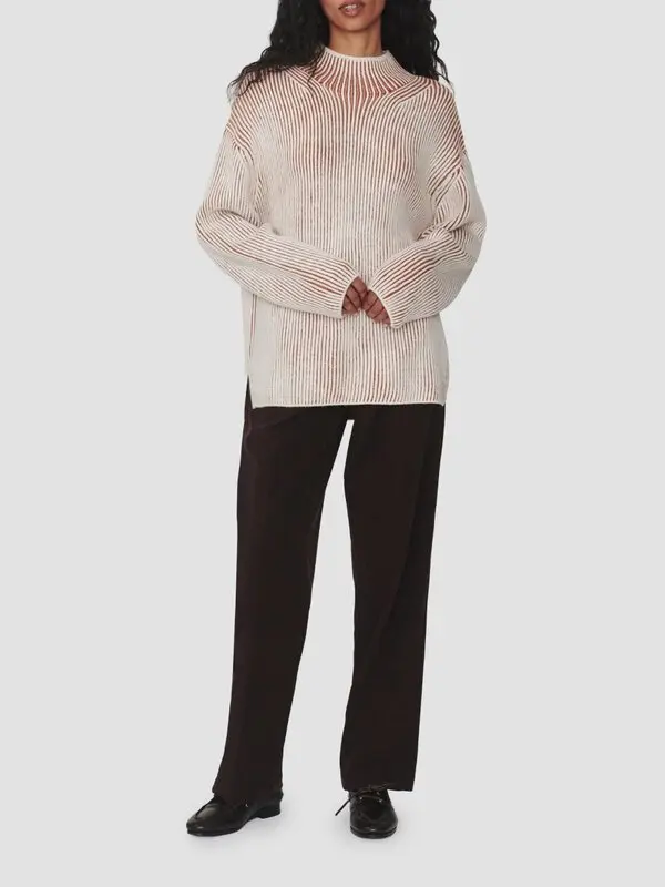 Varley Oona Rib-knit Sweater