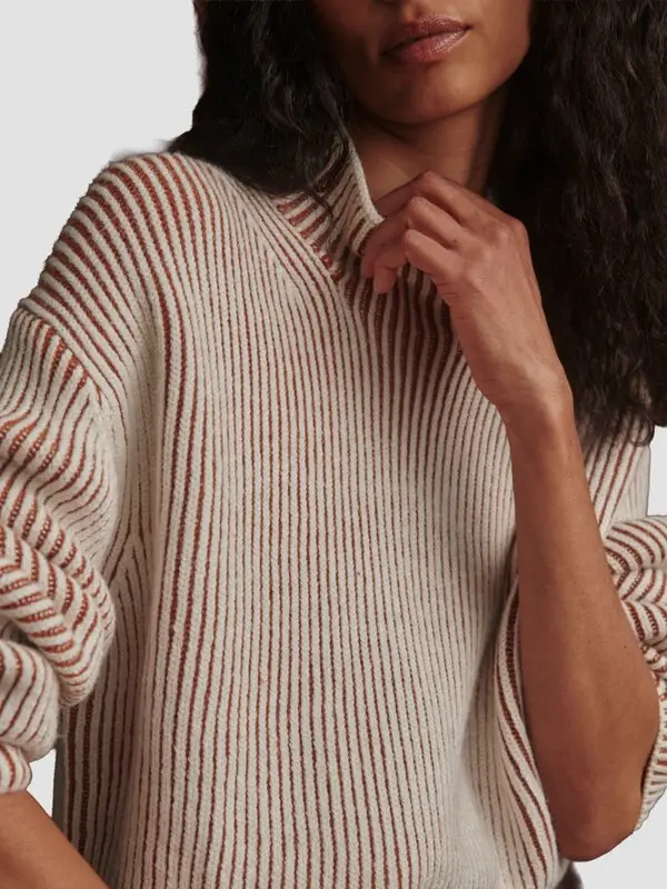 Varley Oona Rib-knit Sweater