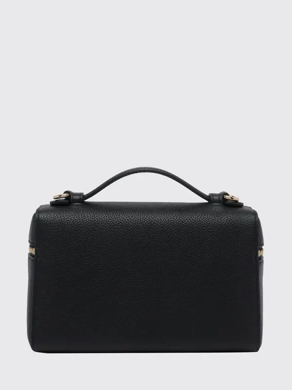 Tory Burch Romy Mini Handbag In Pebbled Leather With Removable Handle