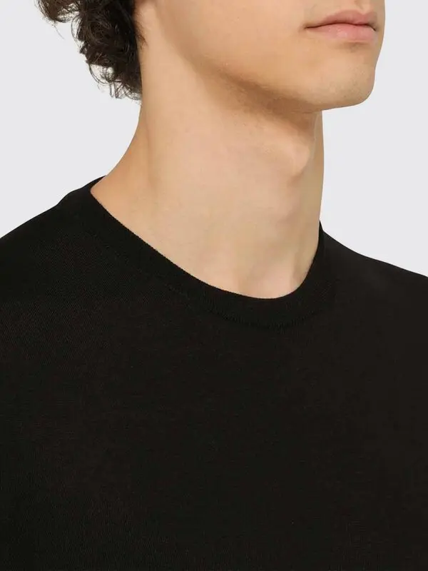 DRUMOHR Long-sleeved Crew-neck Jumper With Ribbed Cuffs And Hem