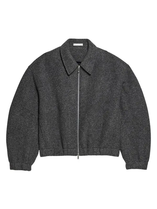 Helmut Lang Shell Full-zip Bomber Jacket - Grey