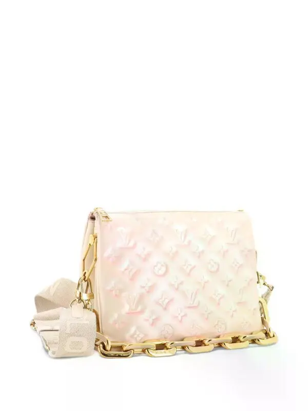 LOUIS VUITTON Coussin Bag Monogram Embossed Lambskin Pm Crossbody Bag - Multicolour