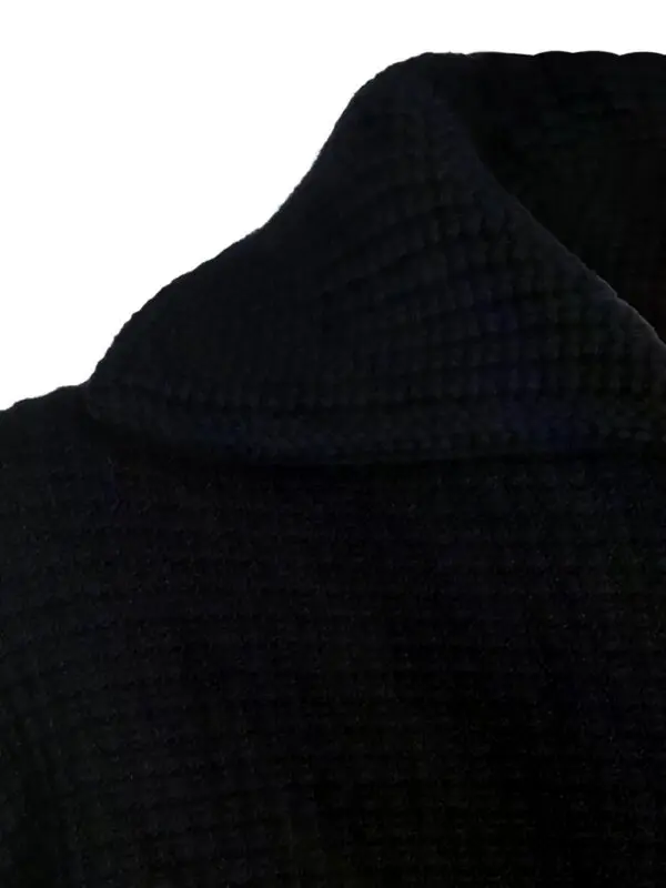 Malo Waffle-knit Zip-up Cardigan