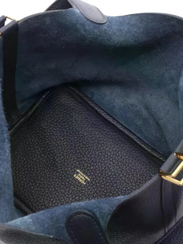 Hermès 2022 Pm Picotan Lock Tote Bag - Blue