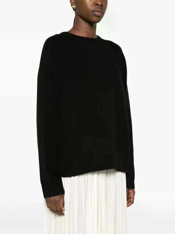 Loro Piana Parksville Crew-neck Sweater - Black