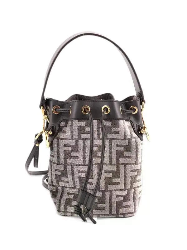 Fendi Mon Tresor Zucca Tapestry Mini Bucket Bag