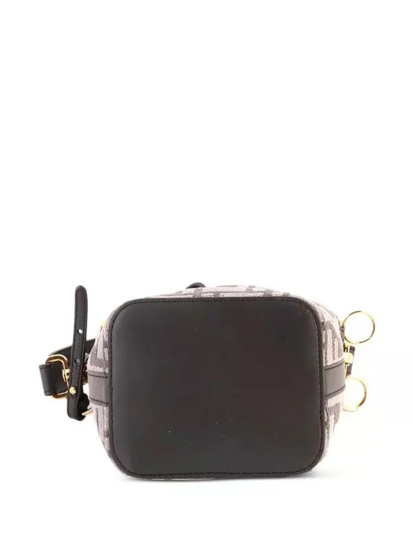 Fendi Mon Tresor Zucca Tapestry Mini Bucket Bag