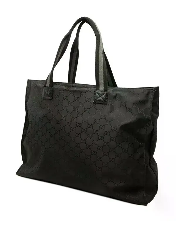 Gucci 2000-2015 Gg Nylon Web Tote Bag