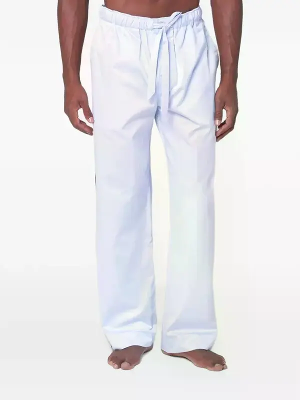 TEKLA Drawstring-waistband Pajamas