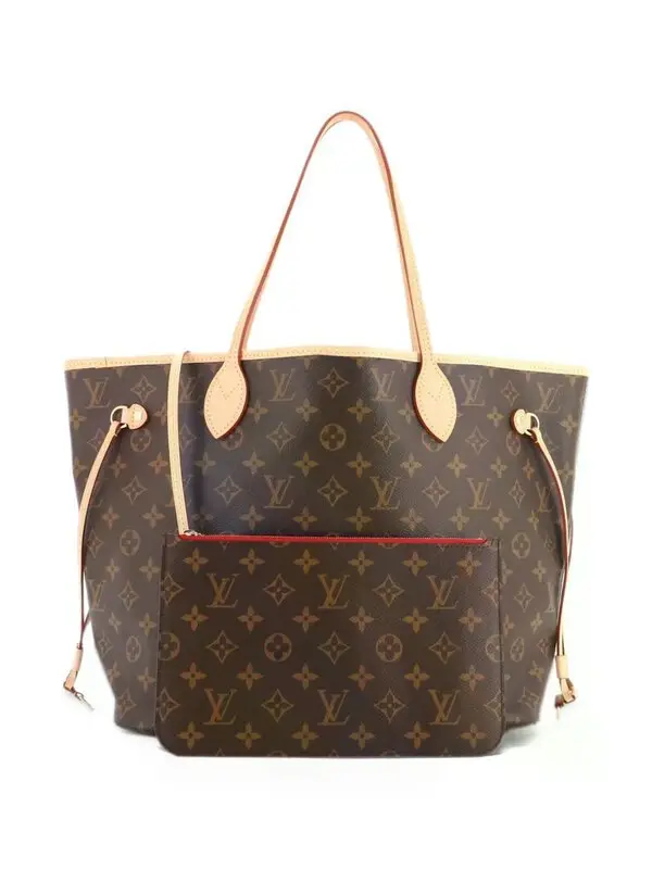 LOUIS VUITTON Neverfull Nm Monogram Canvas Mm Tote Bag