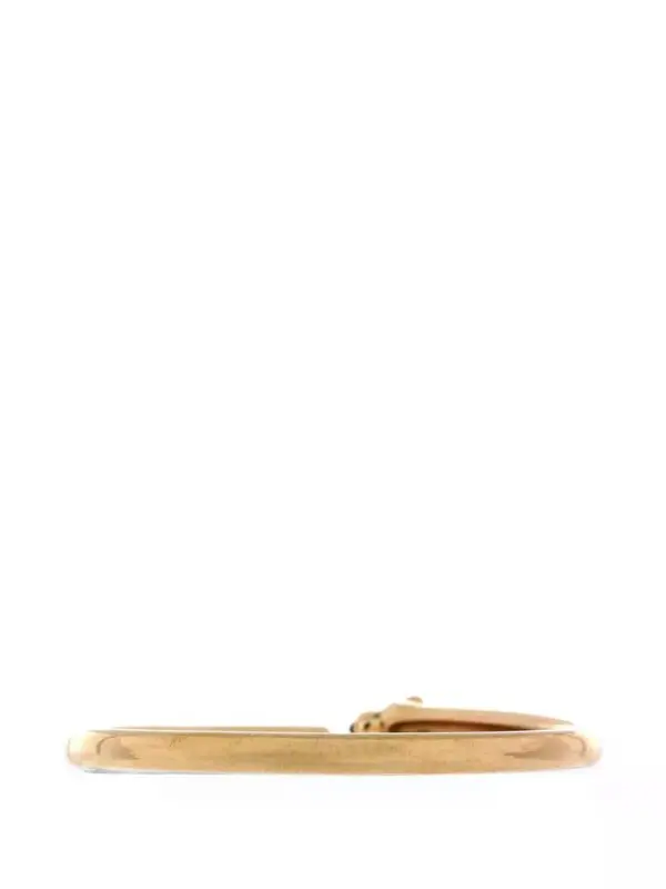 Cartier Panthere De Open Cuff 18k Yellow With Onyx And Tsavorite Bracelet
