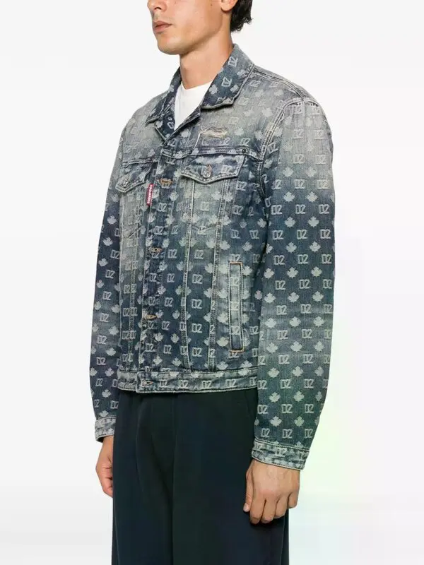 Dsquared2 Logo-monogram Denim Jacket