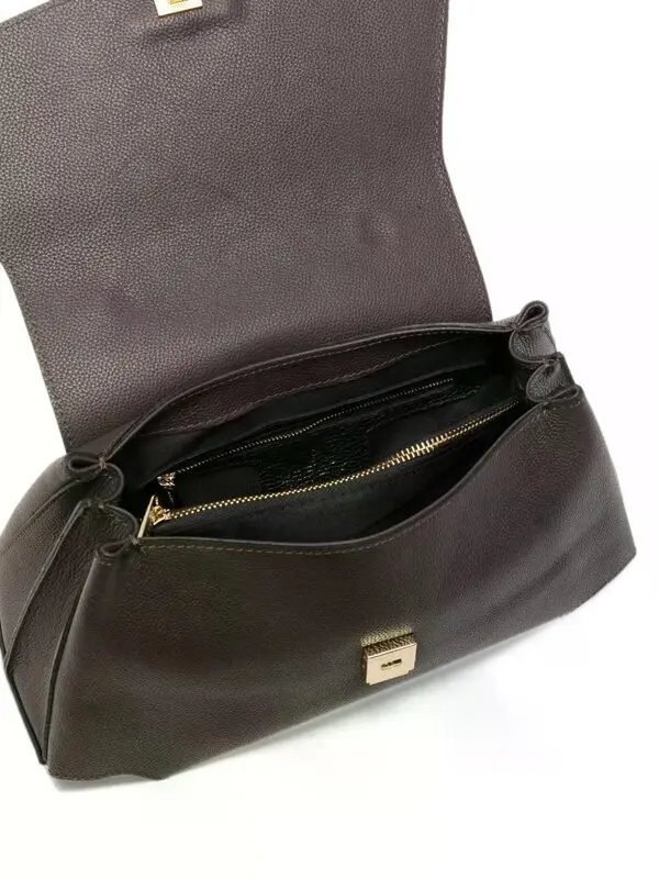 MARC ELLIS Spency Grainy Leather Shoulder Bag