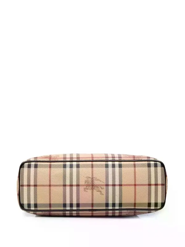 Burberry 2000-2017 Haymarket Check Coated Canvas Tote Bag