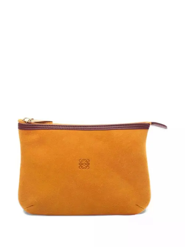 Loewe 2010s Anagram Pouch Bag - Orange