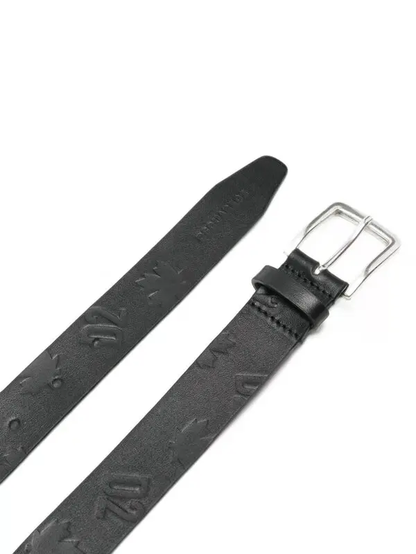 Dsquared2 Logo-embossed Leather Belt