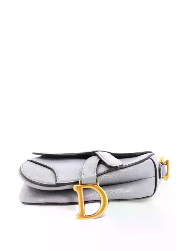 Dior Saddle Handbag Leather Micro Satchel