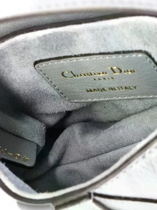 Dior Saddle Handbag Leather Micro Satchel
