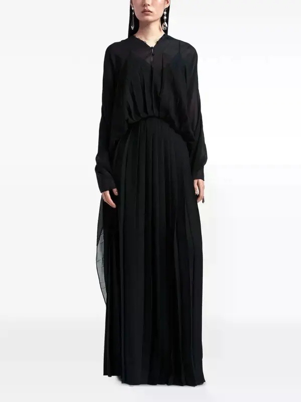 MAISON MARGIELA Plissé-effect Maxi Dress
