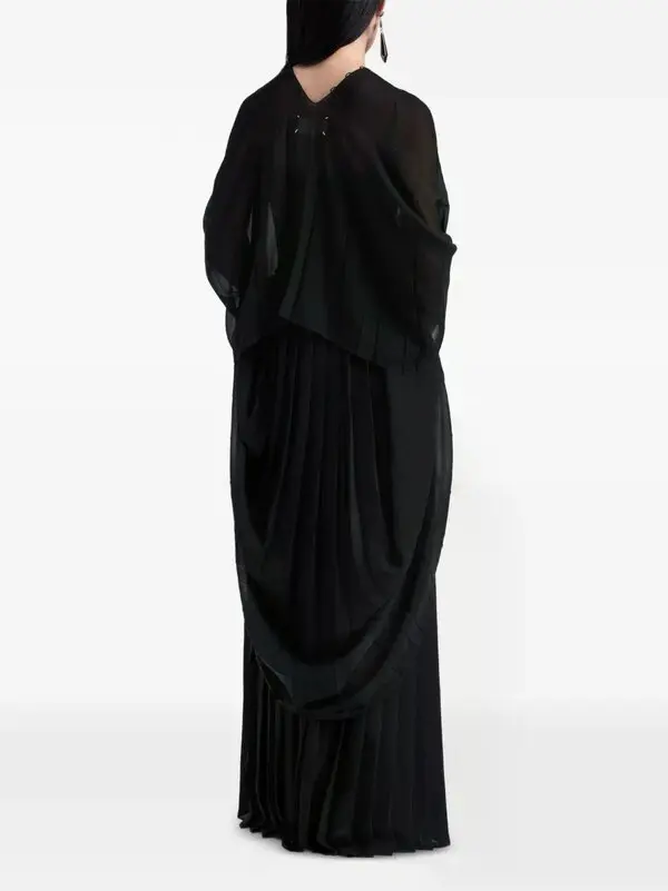 MAISON MARGIELA Plissé-effect Maxi Dress
