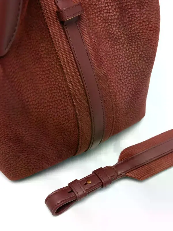 Loro Piana Bale Pebbled-leather Tote Bag