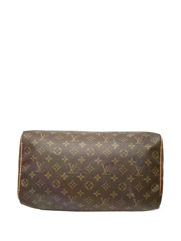 LOUIS VUITTON 1982 Monogram Speedy 35 Boston Bag