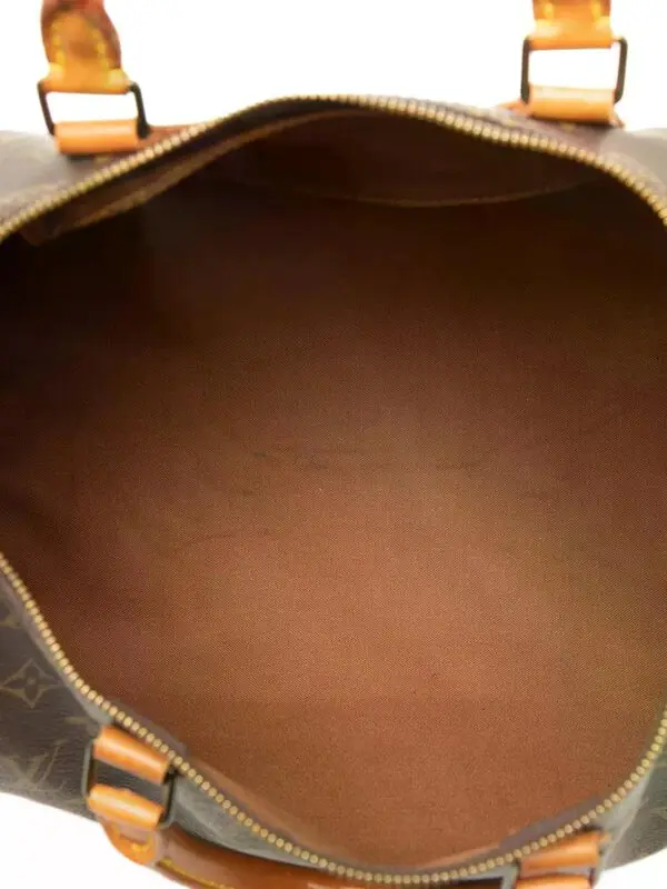 LOUIS VUITTON 1982 Monogram Speedy 35 Boston Bag