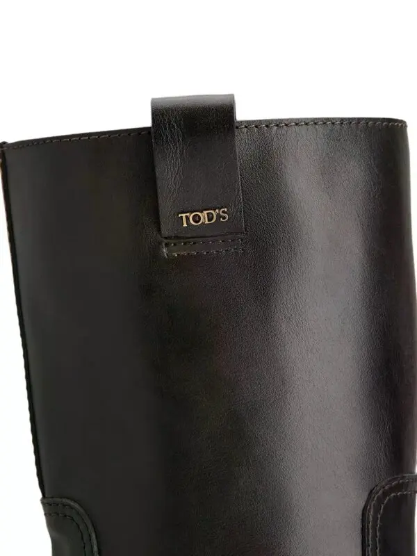 TOD'S Logo-lettering Gomma Ankle Boots