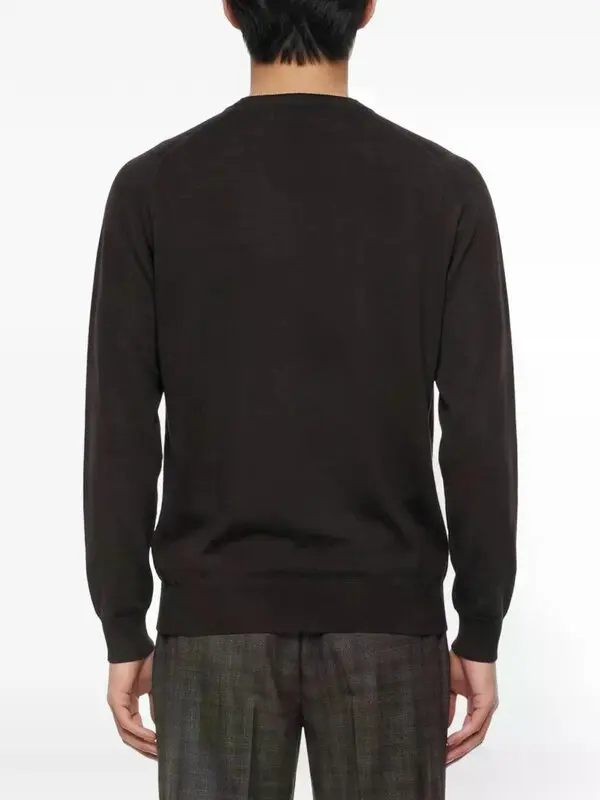 John Smedley Lundy Fine-knit Sweater - Brown