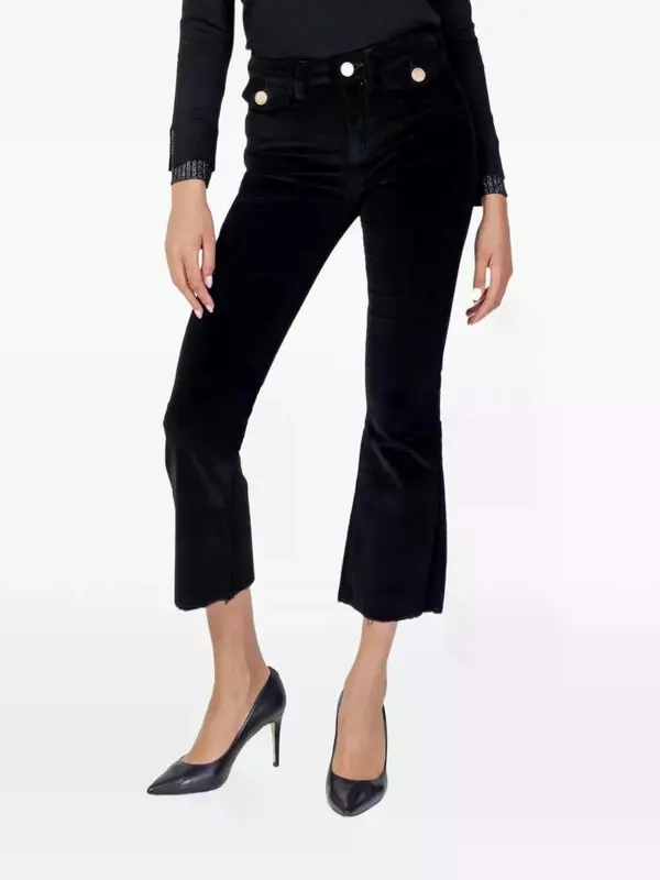 GAUDI Velvet Flared Trousers