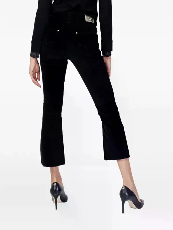 GAUDI Velvet Flared Trousers