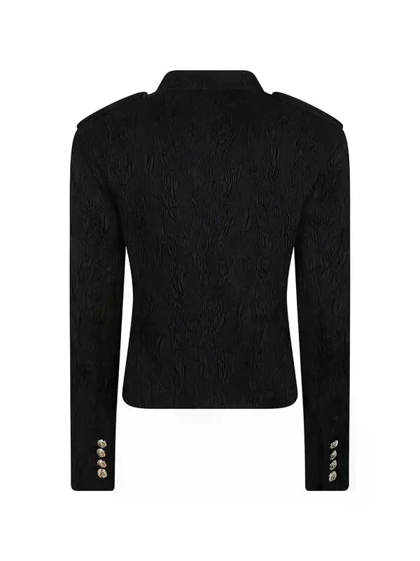 Balmain Double-breasted Jacquard Jacket