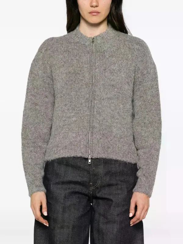 LOW CLASSIC Zip-up Cardigan