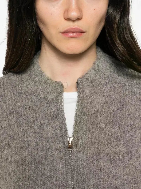 LOW CLASSIC Zip-up Cardigan