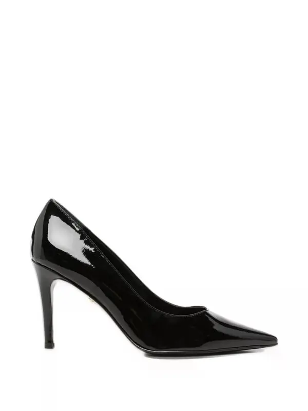 BALDININI Patent-leather Pointed-toe Pumps
