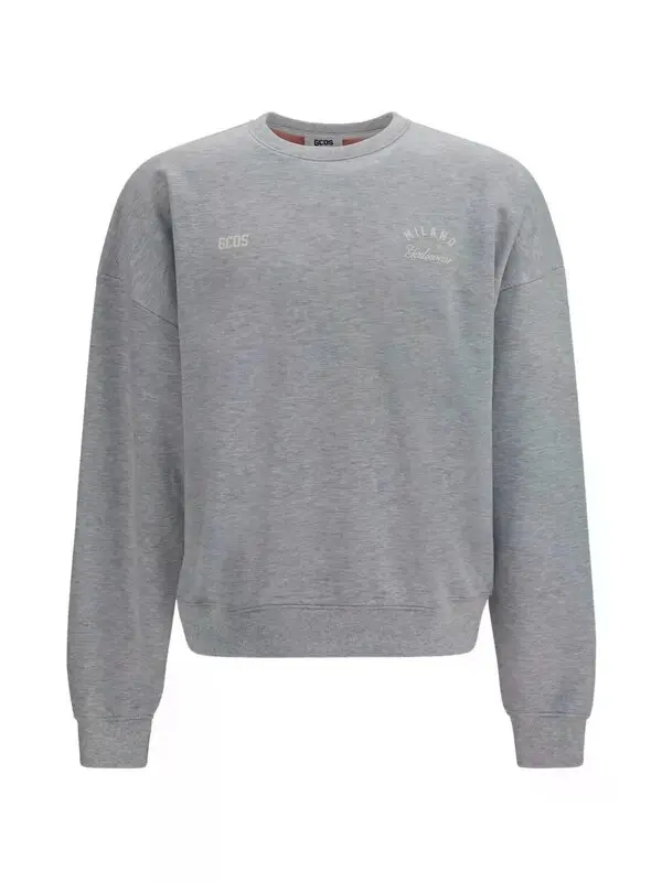 Gcds Logo-print Sweatshirt - Grey