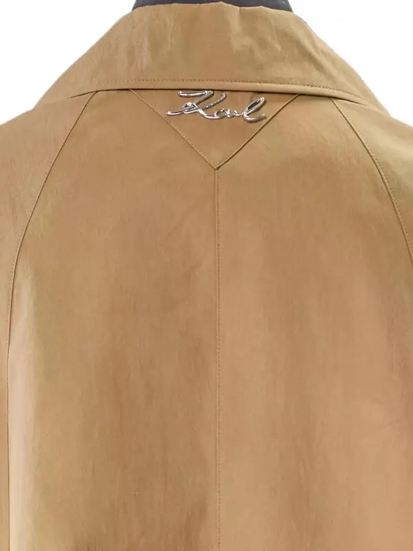 Karl Lagerfeld Karl Signature Double-breasted Cape