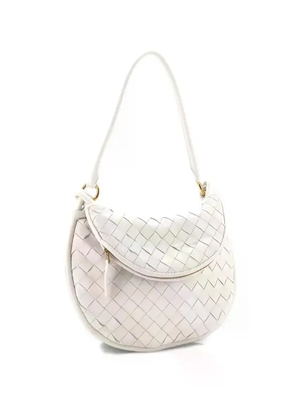 Bottega Veneta Gemelli Intrecciato Leather Small Shoulder Bag