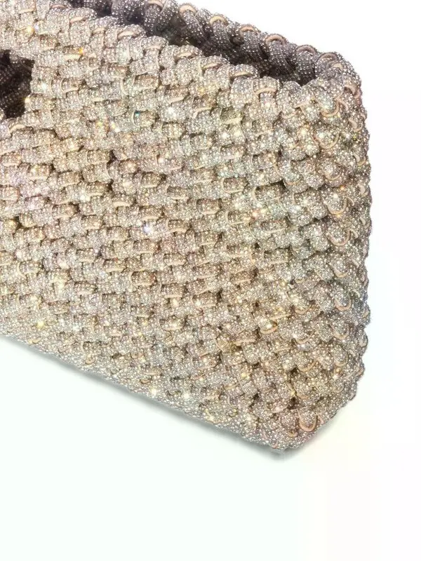 HIBOURAMA Mini Livia Gem Braided Tote Bag