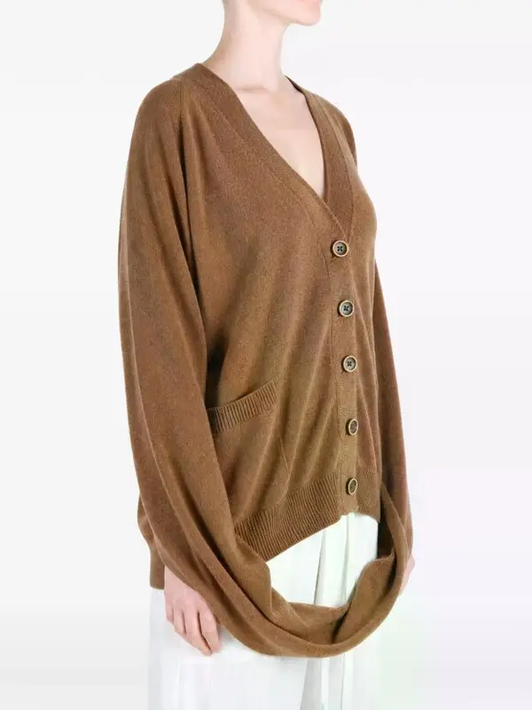 UMA WANG Wrap-detail V-neck Cardigan
