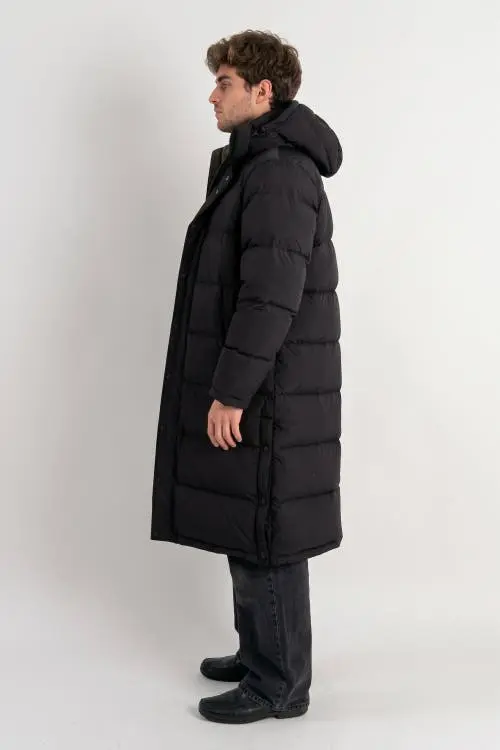 OROLAY Puff-o® Long Down Puffer Jacket - Black
