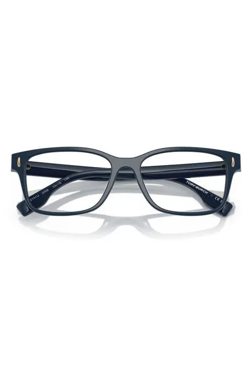 Tory Burch 49mm Rectangle Optical Glasses