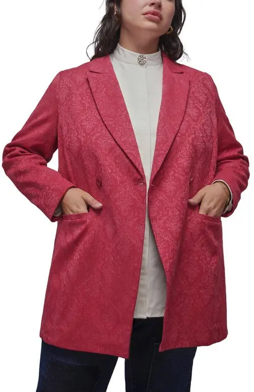 WILFANG The Empower Jacquard Double Breasted Blazer