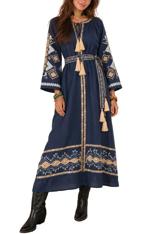 Calypso St. Barth Elysee Dress - Navy