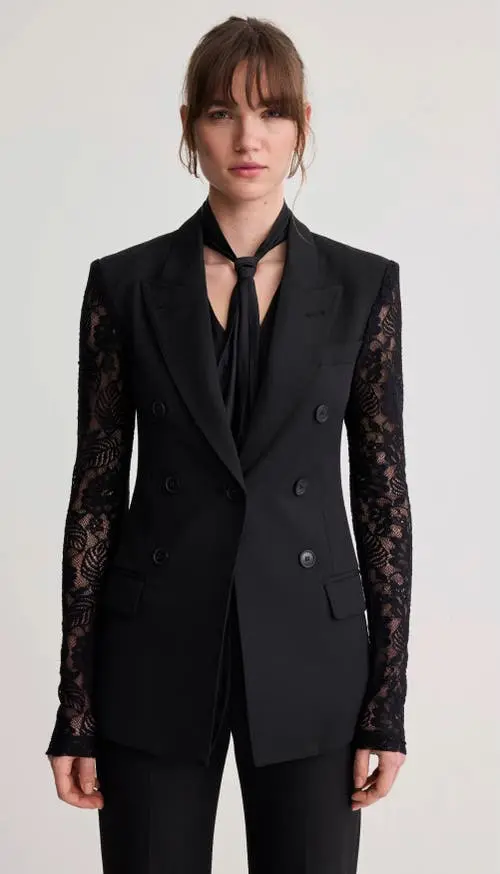 Smythe Lace Sleeve Not A Db Blazer