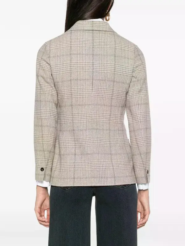 CIRCOLO 1901 Check-pattern Wool Blazer